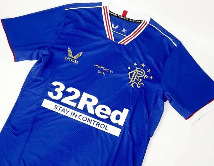 GLASGOW RANGERS 55 CHAMPION 2020-2021 | Lazada.co.th