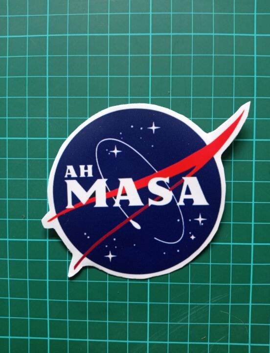 stiker nasa ah masa sticker plesetan | Lazada Indonesia