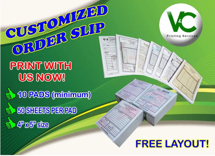 Personalized Order Slip | Lazada PH