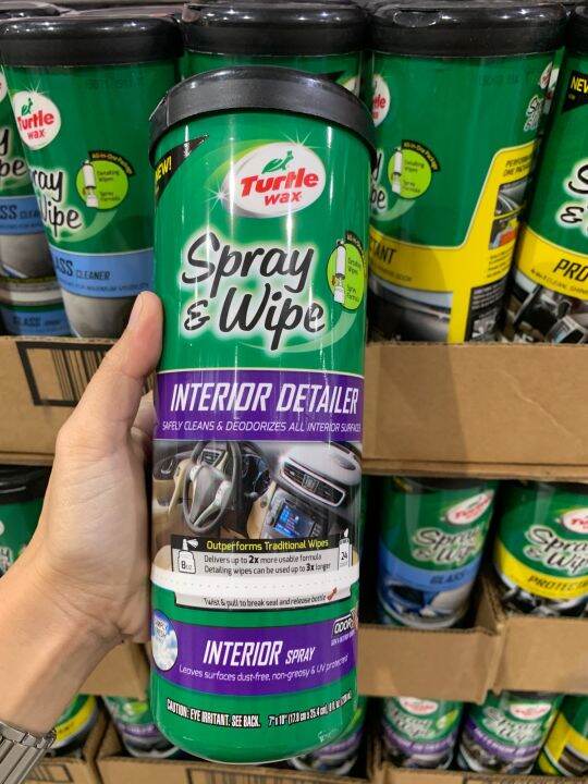 Turtle Wax Spray & Wipe Interior Detail 236ml | Lazada PH