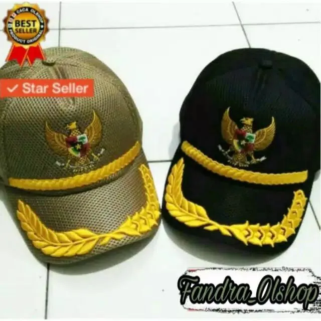 Topi Lurah / Kepala Desa / Camat / Walikota / Bupati Logo Lambang ...
