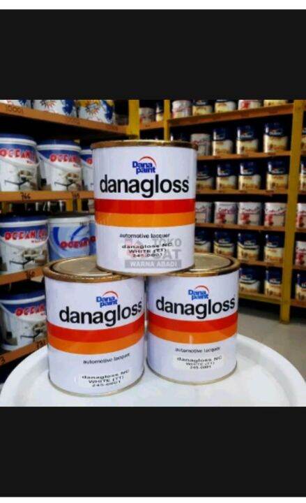 CAT PUTIH MENGKILAP DANAGLOS NC WHITE 1KG | Lazada Indonesia