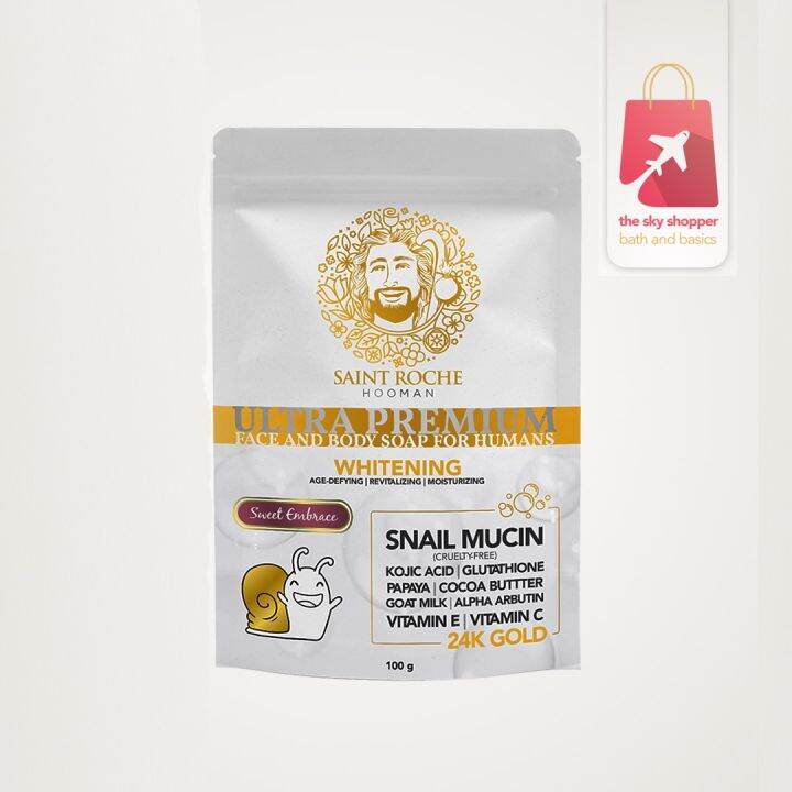 Saint Roche Hooman Ultra Premium Face and Body Whitening Soap for ...