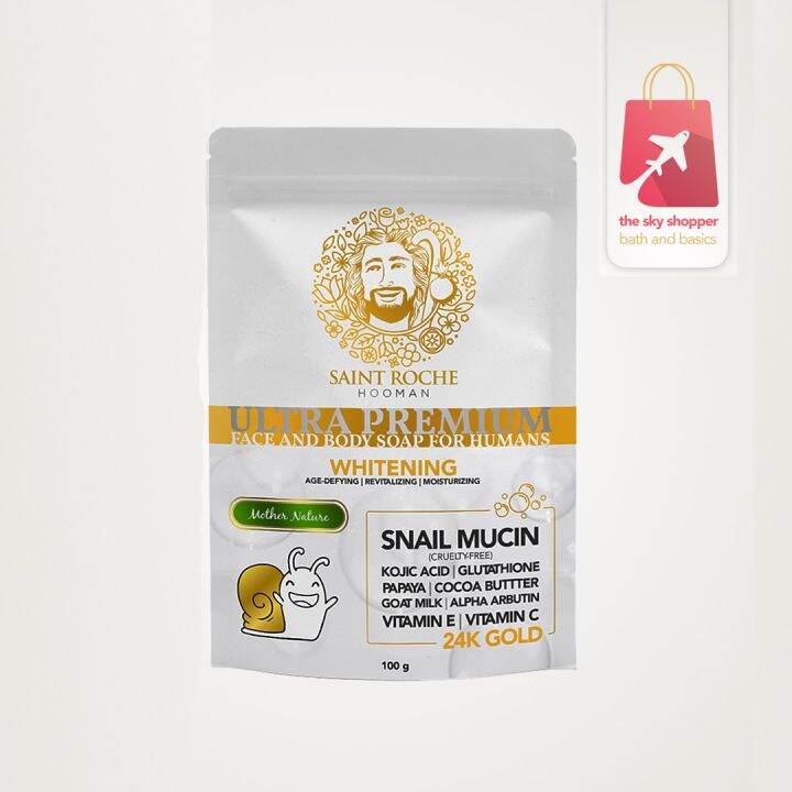 Saint Roche Hooman Ultra Premium Face and Body Whitening Soap for ...