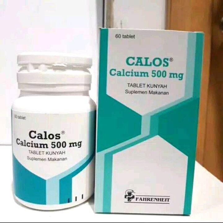 [botol 60 tablet] CALOS calcium 500mg. | Lazada Indonesia