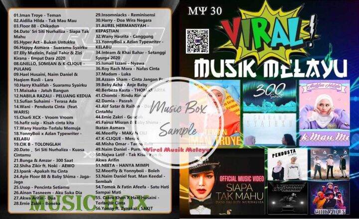 Usb Pendrive Songs Viral Musik Melayu MY30 | Lazada