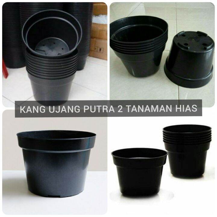 POT HITAM BERBAGAI MACAM UKURAN | Lazada Indonesia