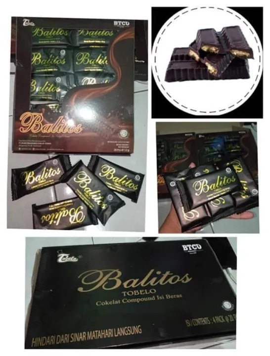 COKLAT BALITOS TOBELO BLACK EDITION ISI 4 | Lazada Indonesia