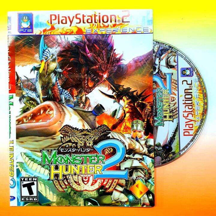 KASET PLAYSTATION PS 2 GAME MONSTER HUNTER-VIDE GAME PS2 PERANG MONSTER ...