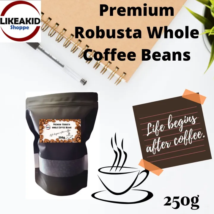 Robusta Whole Beans Coffee 250g Organic/Premium | Lazada PH