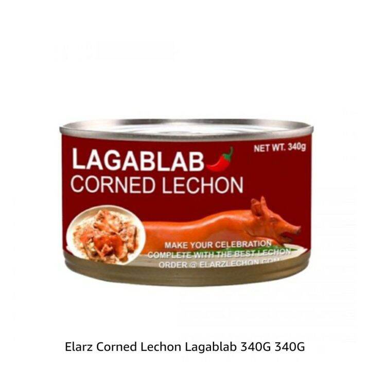 Elarz Corned Lechon Lagablab 340G 340G | Lazada PH