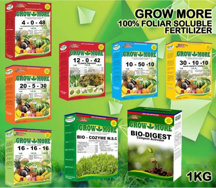 Grow More 1kg Foliar Fertilizer | Lazada PH
