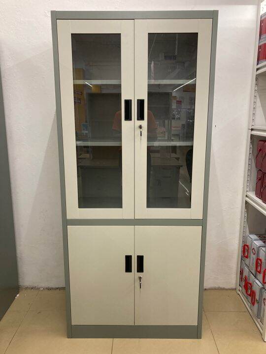 Simon file cabinet glass lemari arsip lemari serbaguna informa | Lazada ...