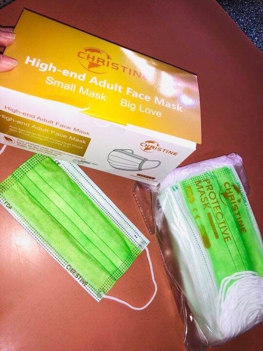 CHRISTINE COLORED disposable facemask 50pcs per box | Lazada PH