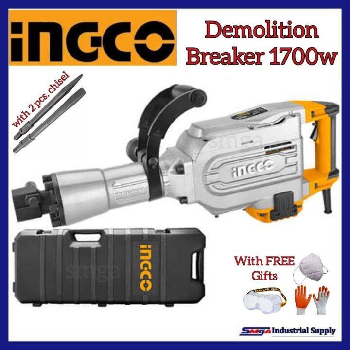 Ingco Demolition breaker 1700w PDB17008 (PLUS FREEBIES) | Lazada PH
