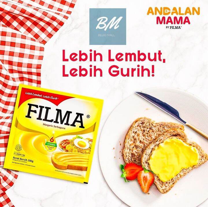 Filma Margarin Serbaguna 200 gr / Filma 200 gr / Filma Butter 200 gr ...