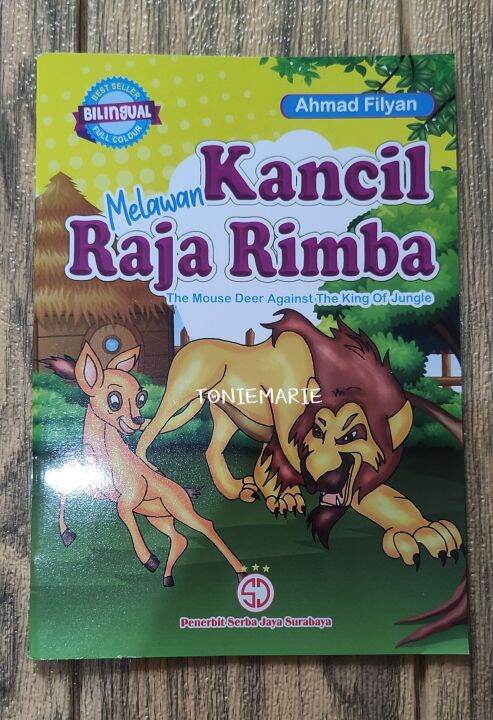 BUKU DONGENG BILINGUAL KANCIL MELAWAN RAJA RIMBA - BUKU CERITA ANAK DUA ...