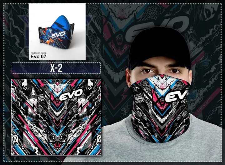 tubemask only full sublimation evo inspired | Lazada PH