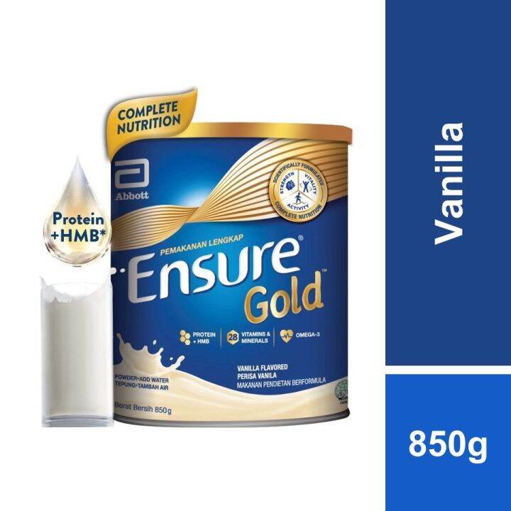 Ensure Gold Vanilla 850g | Lazada