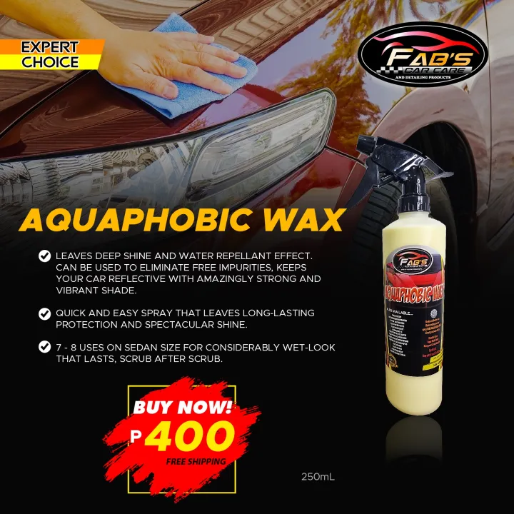 Fab’s Aquaphobic Wax 250 ml | Lazada PH
