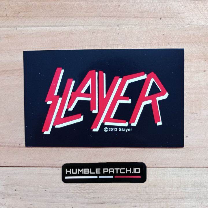 STICKER BAND SLAYER LOGO STIKER BAHAN GRAFTAC | Lazada Indonesia