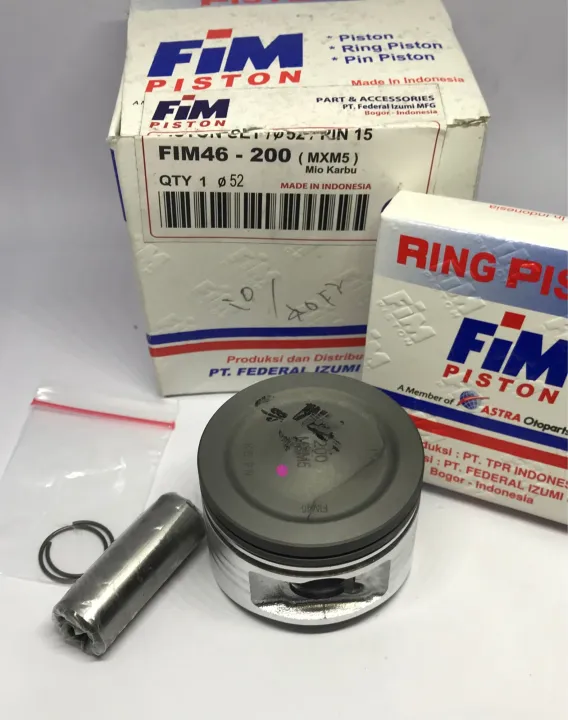 Seher fim Piston kit fim 46 mio pin 15 50mm-52mm | Lazada Indonesia