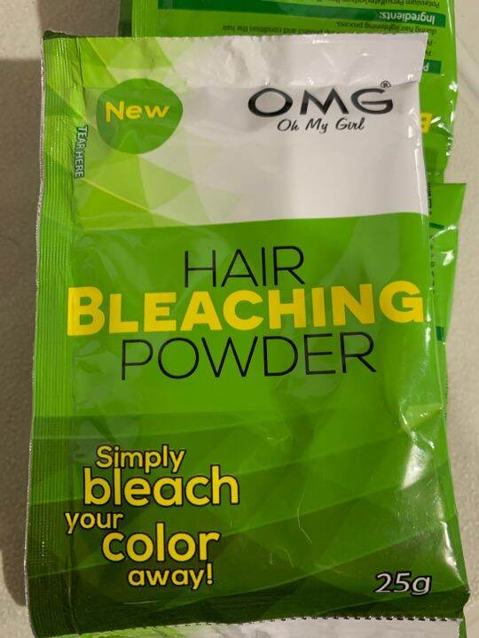 Omg Hair Bleach Powder sachet 25ml | Lazada PH