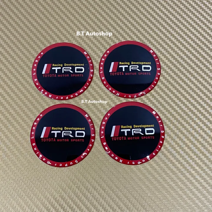 โลโก้ * TRD ( s ) โลโก้ฝาครอบล้อ โลโก้ติดดุมล้อ งานเรซิ่น ขนาด ...