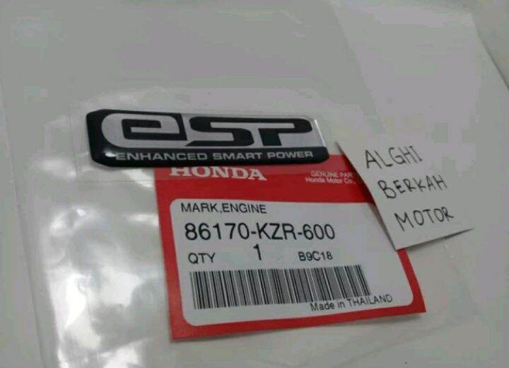 Emblem ESP Cover Filter Udara Beat Vario PCX 150 Original Honda 86170 ...