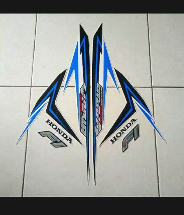 STIKER STRIFING LIST BODY MOTOR VARIO TECNO 125 LED 2016 WARNA BIRU ...