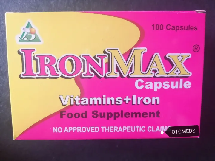 IRONMAX Vitamins + Iron Capsule 100's Food Supplements | Lazada PH