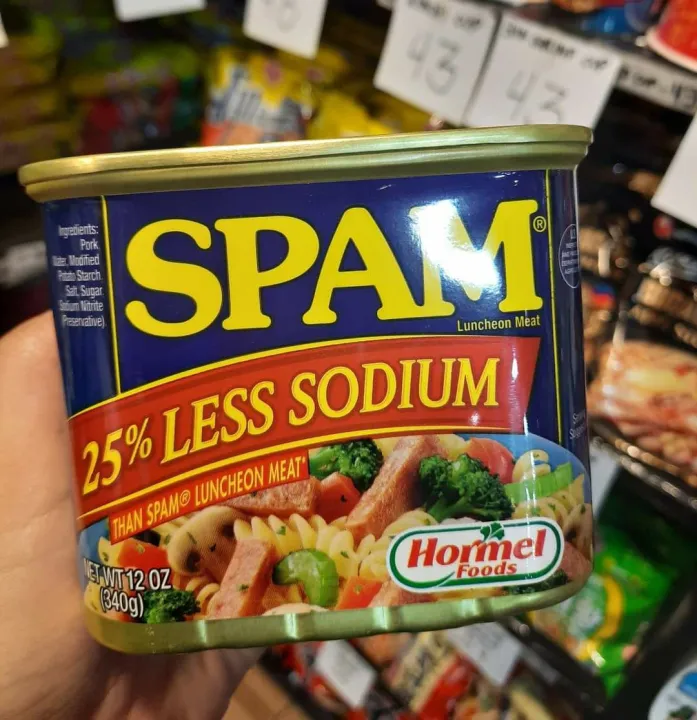 spam 🥰 340g 25% less sodium | Lazada PH