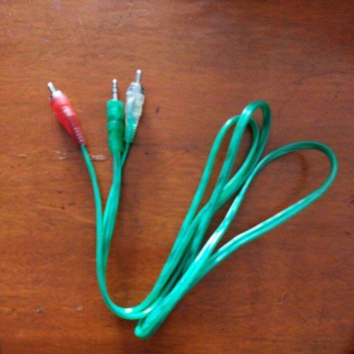 KABEL HP KE SPEAKER - KABEL AUX KE SPEAKER - KABEL RCA 2 IN 1 | Lazada ...