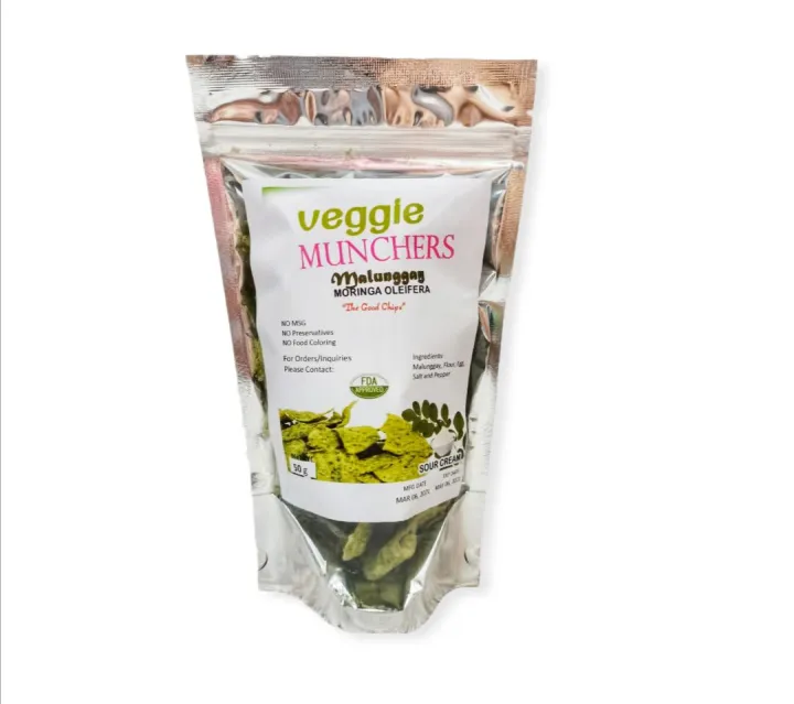 VEGGIE MUNCHERS Malunggay Chips 50g | Lazada PH
