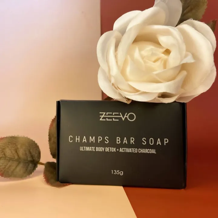 Zeevo Champs Bar Soap Ultimate Body Detox Activated Charcoal | Lazada PH