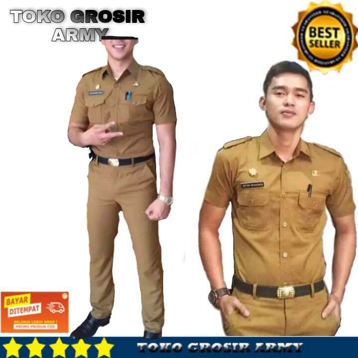 seragam pns pria seragam pegawai negeri sipil | Lazada Indonesia