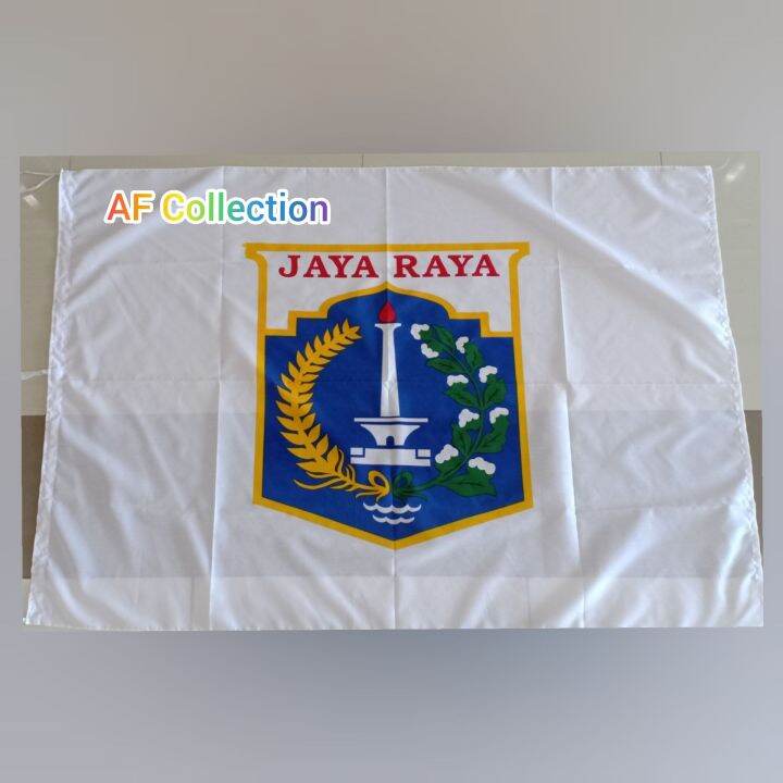 Bendera DKI Jakarta ( JAYA RAYA ) | Lazada Indonesia