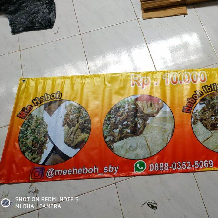cetak spanduk uk 60x160 cm | Lazada Indonesia