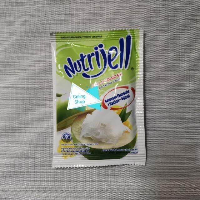 nutrijell nutrijel rasa KELAPA MUDA coconut agar jelly 10gr | Lazada ...