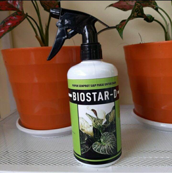 Pupuk Cair Siap Pakai Biostar D 500ml Untuk Pertumbuhan Daun | Lazada ...