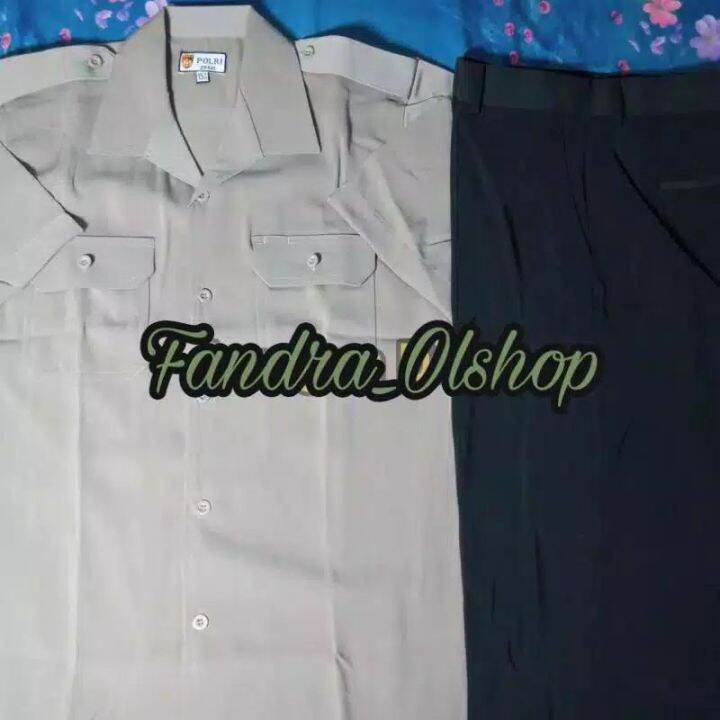 BAJU CELANA PDH POLRI JATAH SERAGAM PDH SECURITY TERBARU. Silahkan Chat ...