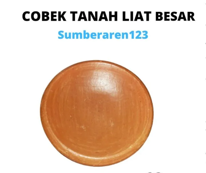 Cobek Tanah Liat Coet Tempat Ulekan Tradisional Ukuran 18 cm | Lazada ...