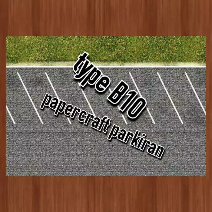 diorama papercraft jalan raya dan parkiran type B10skala 1/64 | Lazada ...