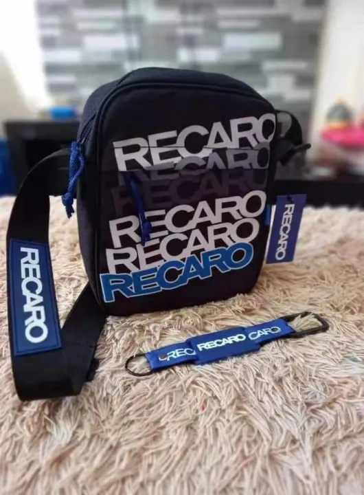 Recaro Sling Bag With Keychain | Lazada PH