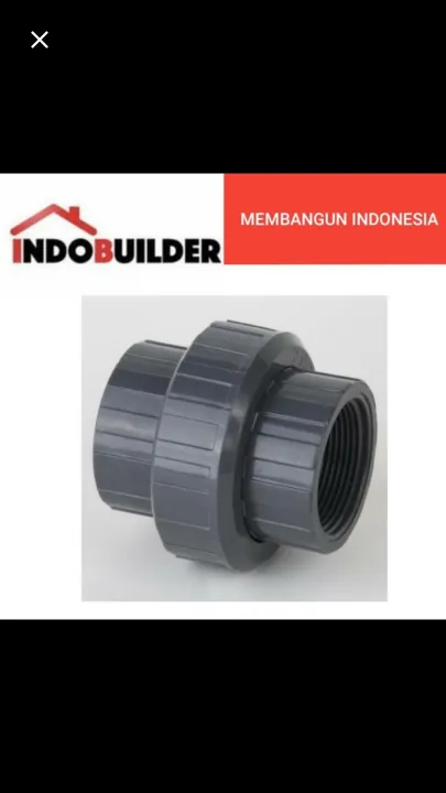 WATER MUR PVC DRAT DALAM 1,5 INCH 1 1/2 INCH | Lazada Indonesia