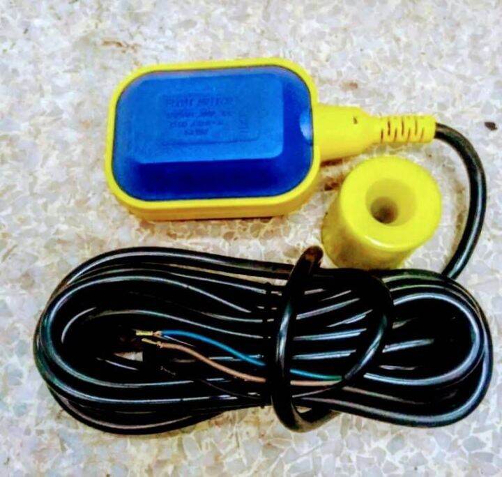 สวิทช์ลูกลอยไฟฟ้า FLOAT SWITCH สายยาว 3เมตร 220V เซ็นเซอร์ระดับน้ำ สำหรับระบายน้ำอัตโนมัติ ...