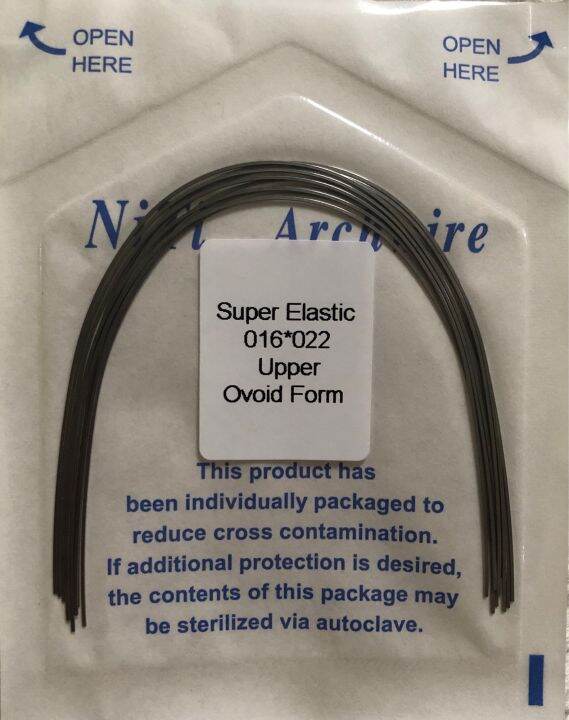 .016x.022 upper niti archwire 10 pcs per pack | Lazada PH