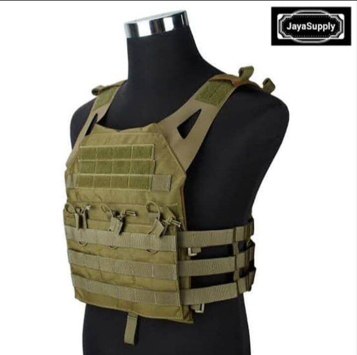 Rompi JPC Airsoft Tactical Vest FSBE CIRAS SPC Emerson Molle Armor OD ...