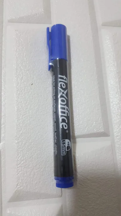 Permanent Marker Blue FlexOffice | Lazada PH