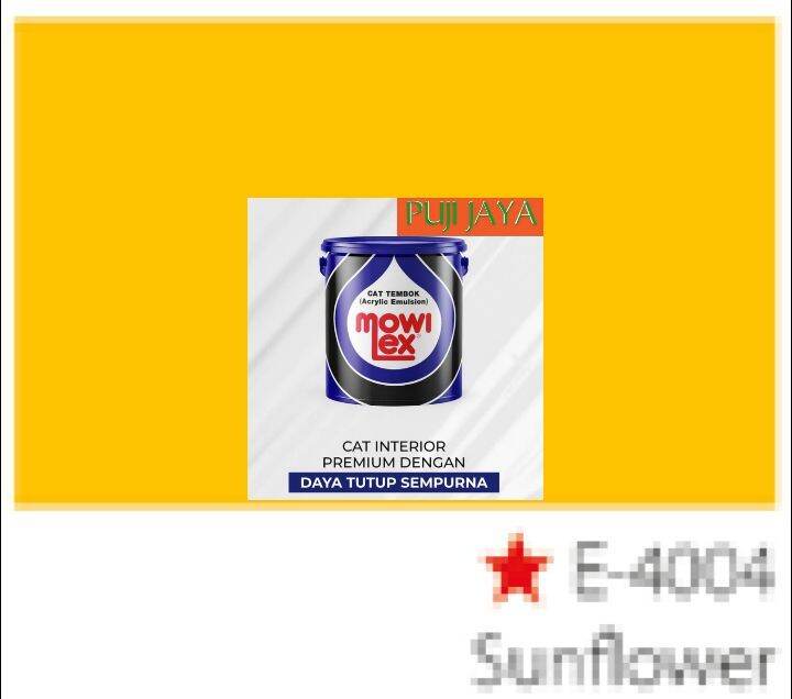 Mowilex Sunflower E-4004 Cat tembok 2,5kg | Lazada Indonesia